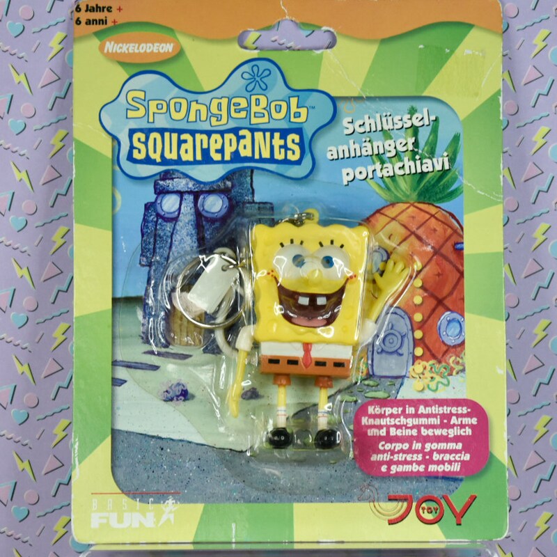 Spongebob Keychain - Etsy