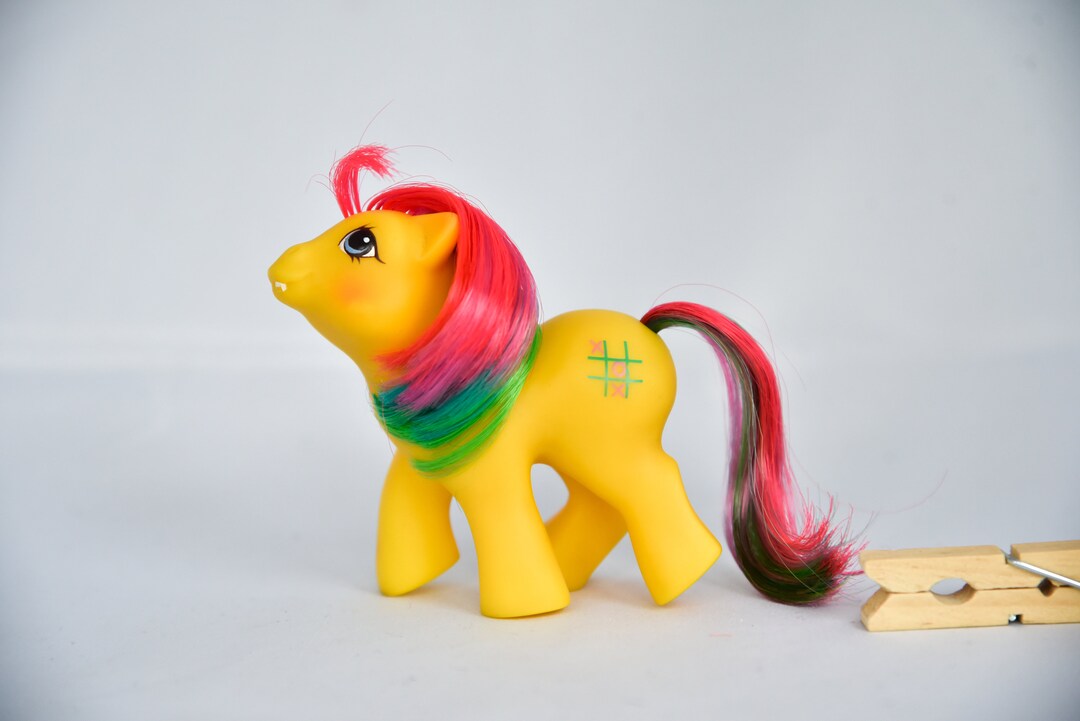 MLP G1 My Little Pony Baby Tic Tac Toe Hong Kong Hasbro 1987 - Etsy