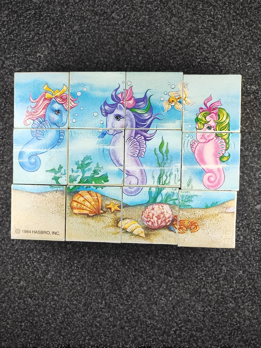 Vintage My Little Pony G1 Cube Blocks Puzzle 12-pieces - Etsy
