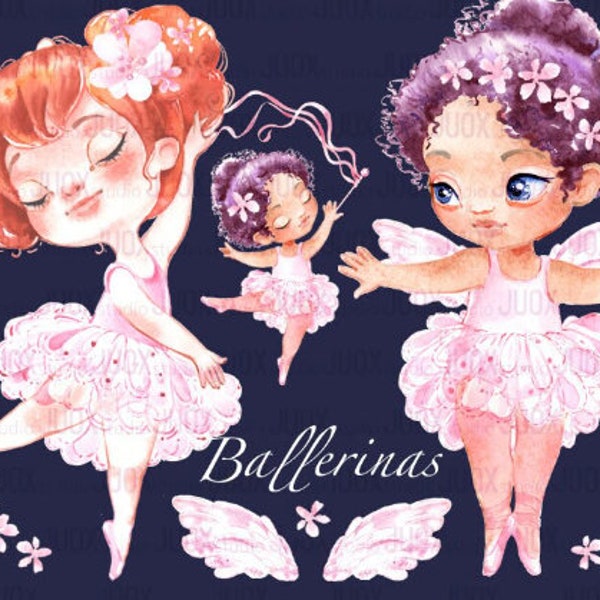 Ballerina Clipart - Etsy
