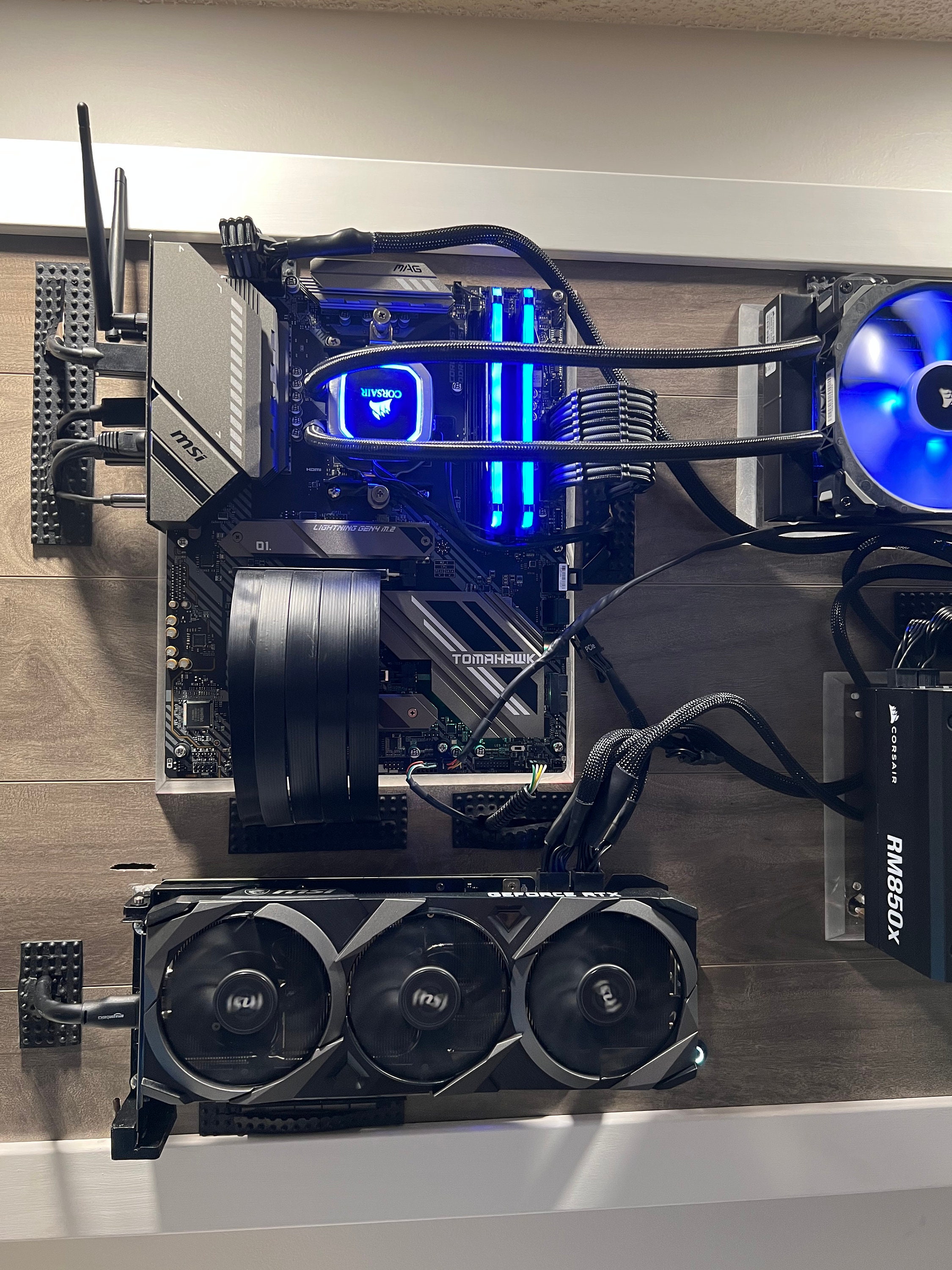 Universal GPU Bracket for Wall Mounted PC Graphics Card - Etsy