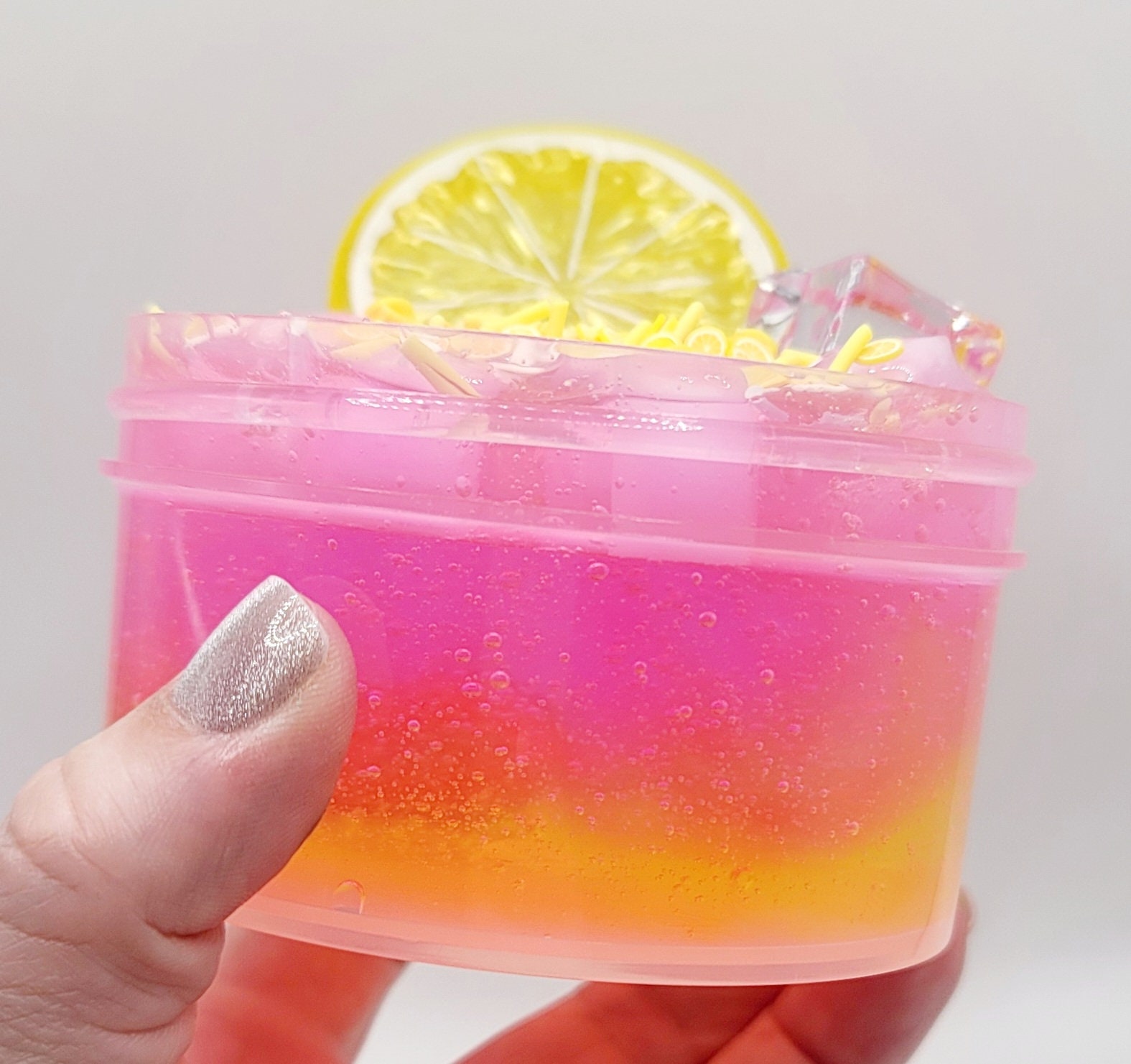 Iced Lemonade Jelly Cube Slime - Etsy