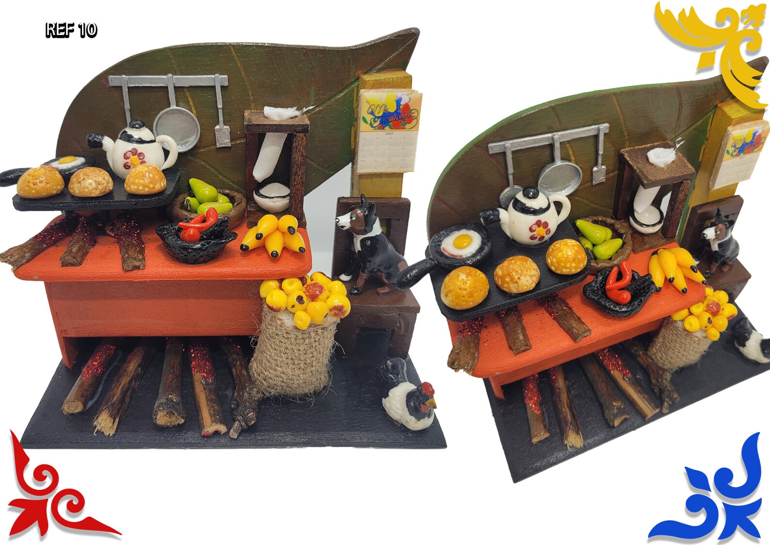 New Styles - Exquisite Handcrafted Colombian Miniature Kitchen - Etsy