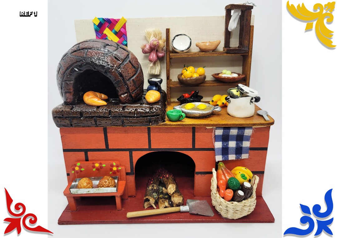 NEW Colombian Heritage Miniature Kitchen - Authentic Colombian Culinary ...