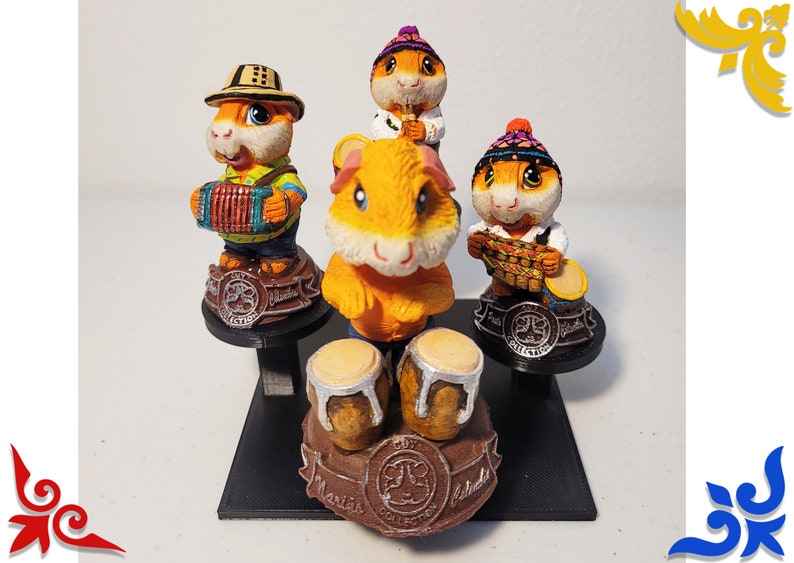 Handcrafted Delights Combo: Artisanal Colombian Guinea Pig Musicians ...