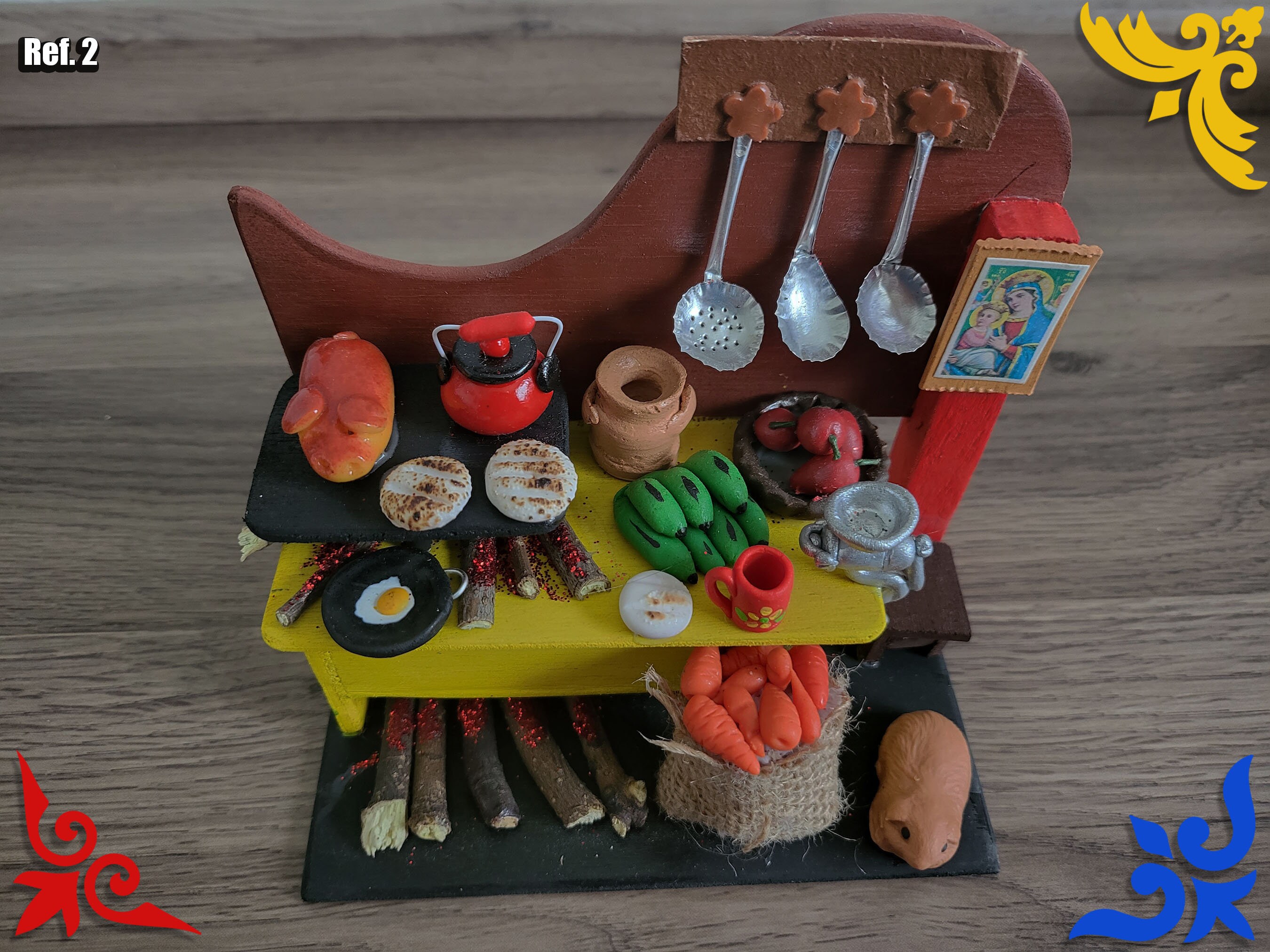 Handmade Miniature Colombian Kitchen FREE GIFT - Etsy