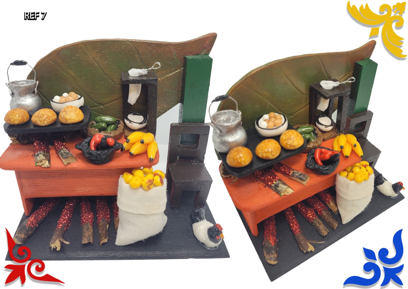 New Styles - Exquisite Handcrafted Colombian Miniature Kitchen - Etsy