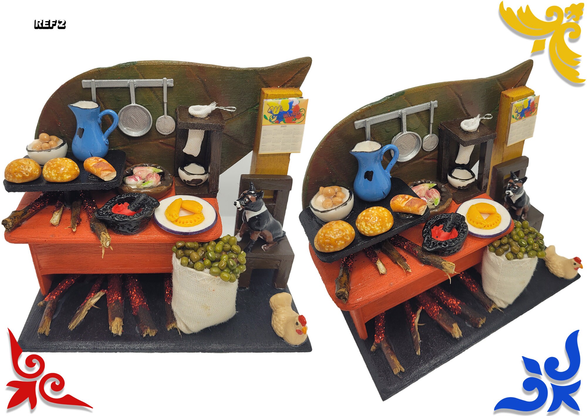 New Styles - Exquisite Handcrafted Colombian Miniature Kitchen - Etsy