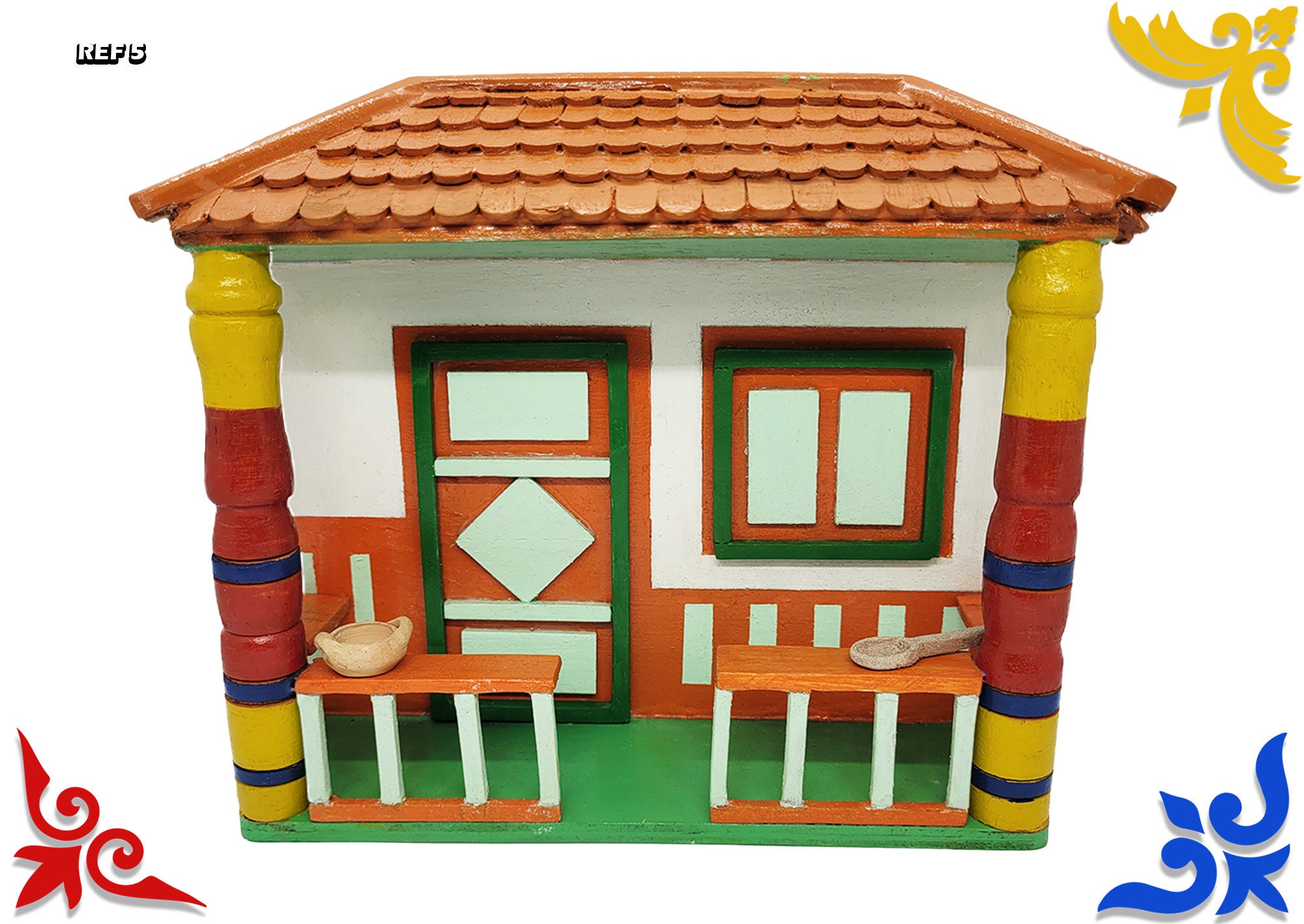 Traditional Colombian Wooden House Wall Décor Casitas Colombianas - Etsy