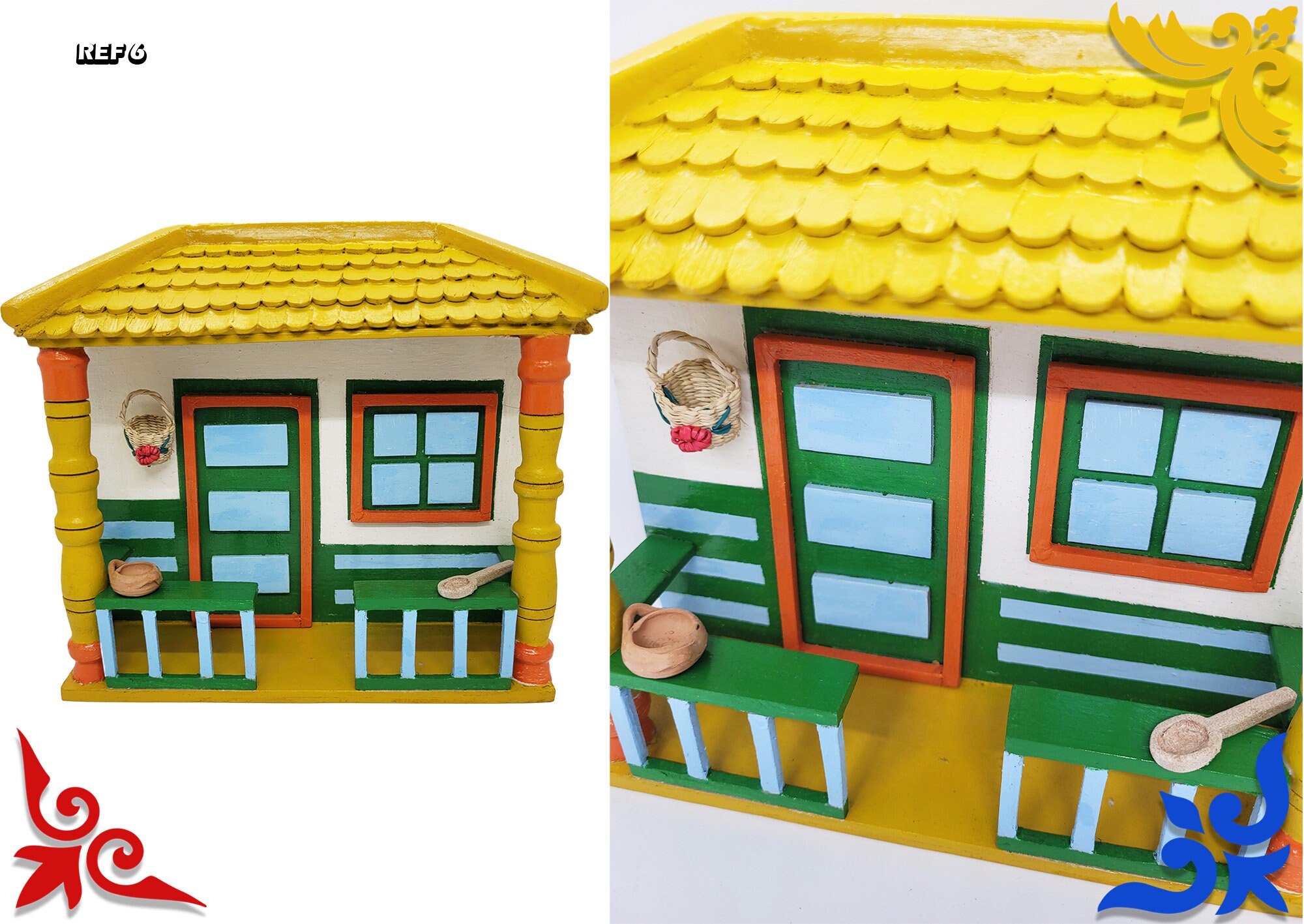 Traditional Colombian Wooden House Wall Décor Casitas Colombianas - Etsy