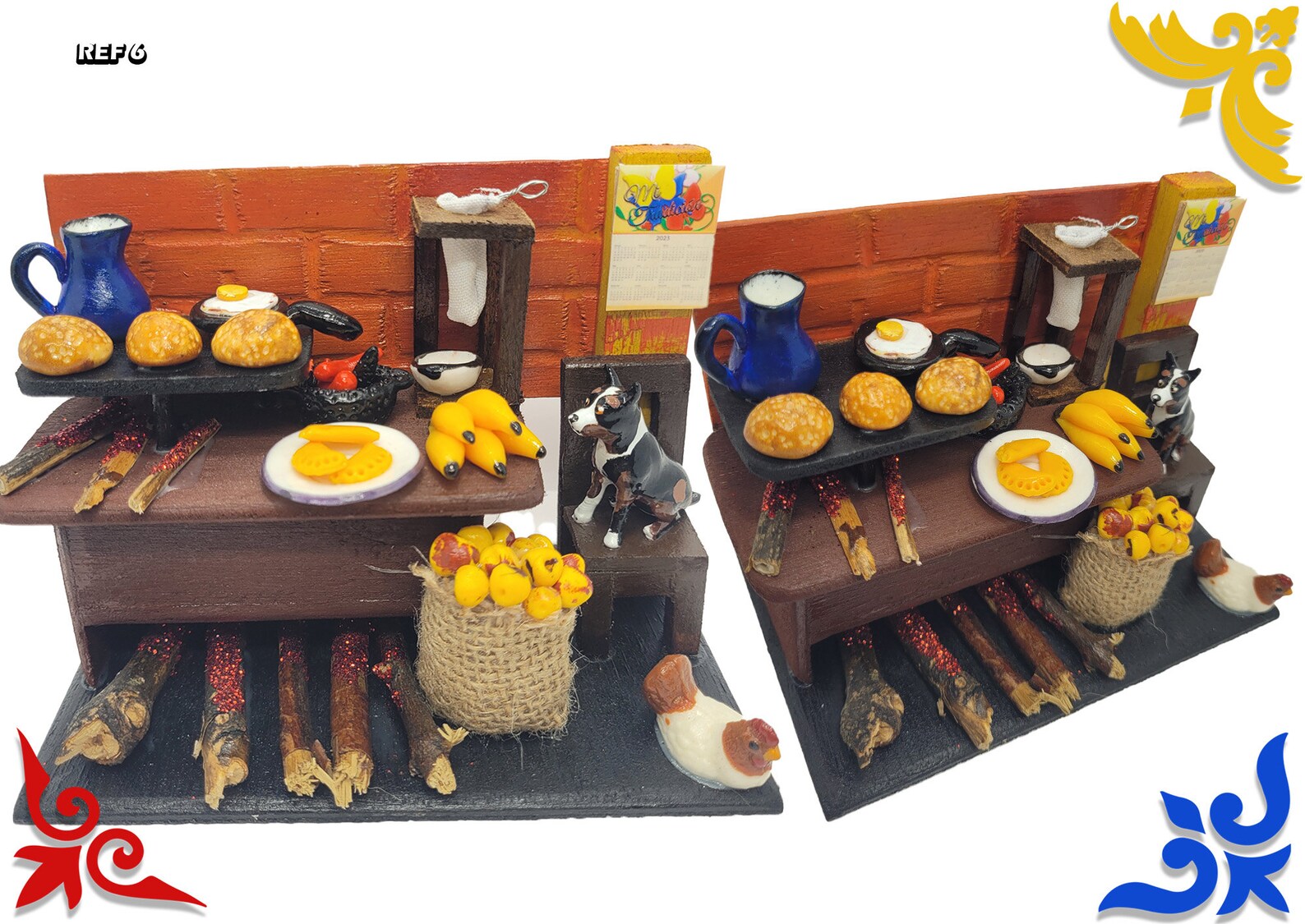 New Styles - Exquisite Handcrafted Colombian Miniature Kitchen - Etsy