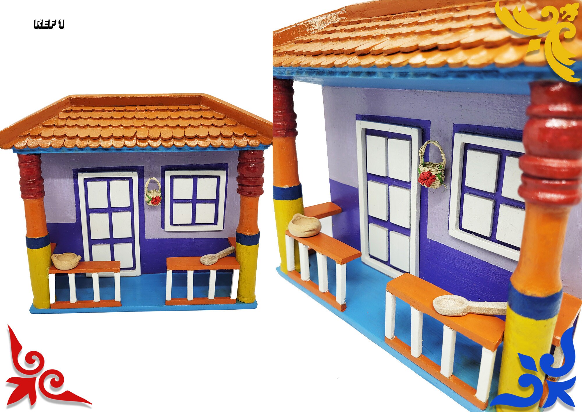 Traditional Colombian Wooden House Wall Décor Casitas Colombianas - Etsy