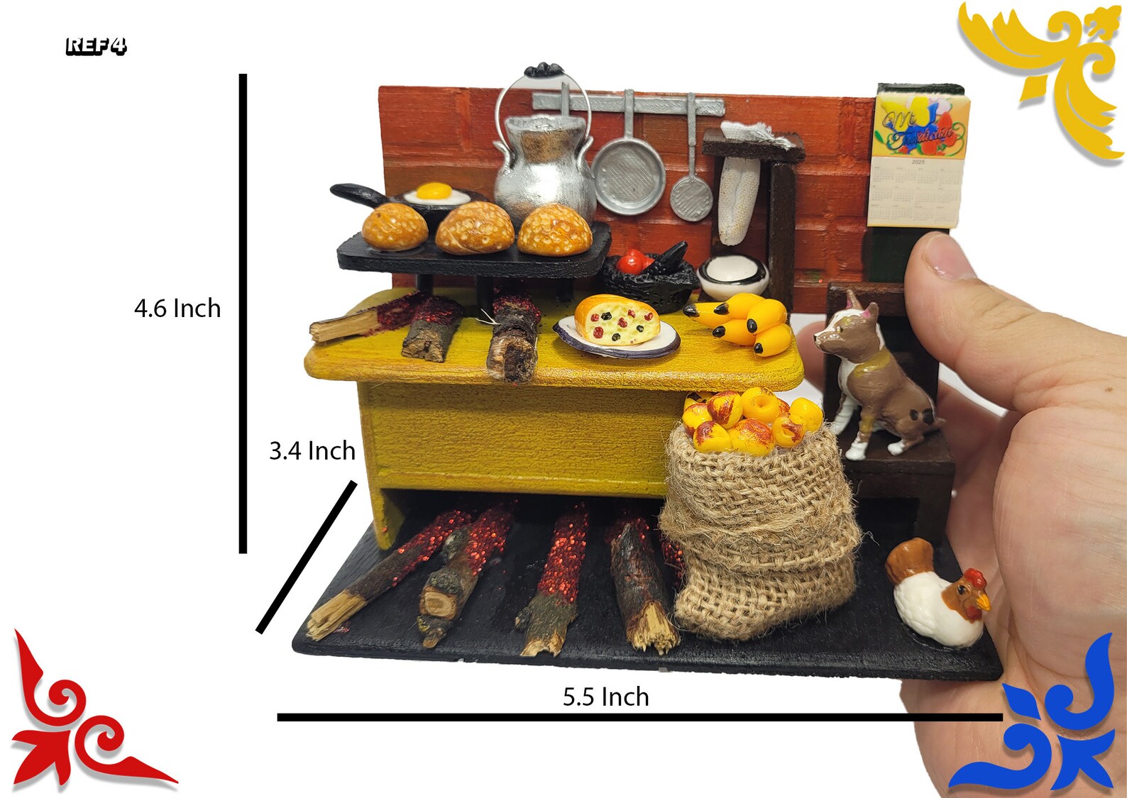New Styles - Exquisite Handcrafted Colombian Miniature Kitchen - Etsy