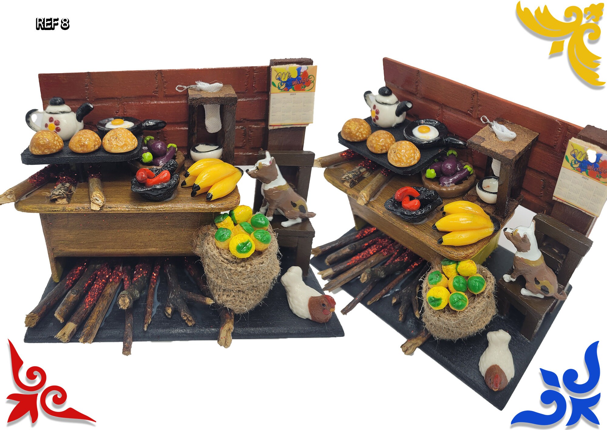 New Styles - Exquisite Handcrafted Colombian Miniature Kitchen - Etsy