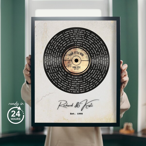 Song Lyrics Gift - 60+ Gift Ideas for 2024