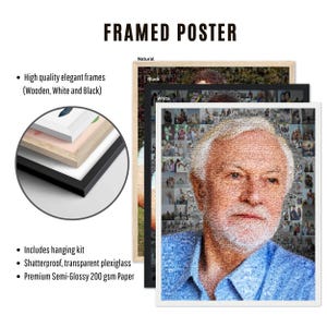 Custom Photo Mosaic, Unique Photo Collage for Couples, Anniversary ...