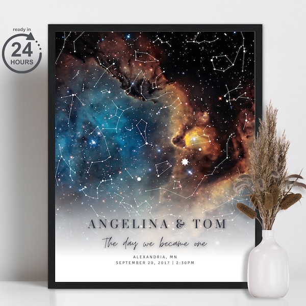 Star Map - Etsy