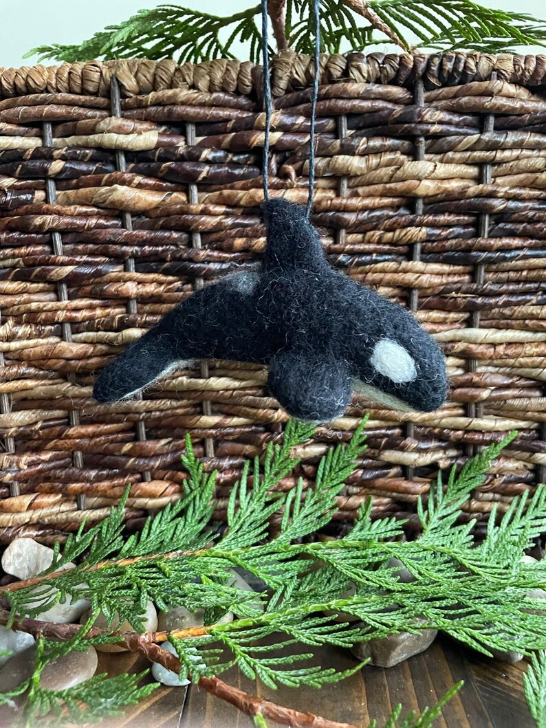 Needle Felted Orca Killer Whale Made to Order Orcinus Orca Wool ...