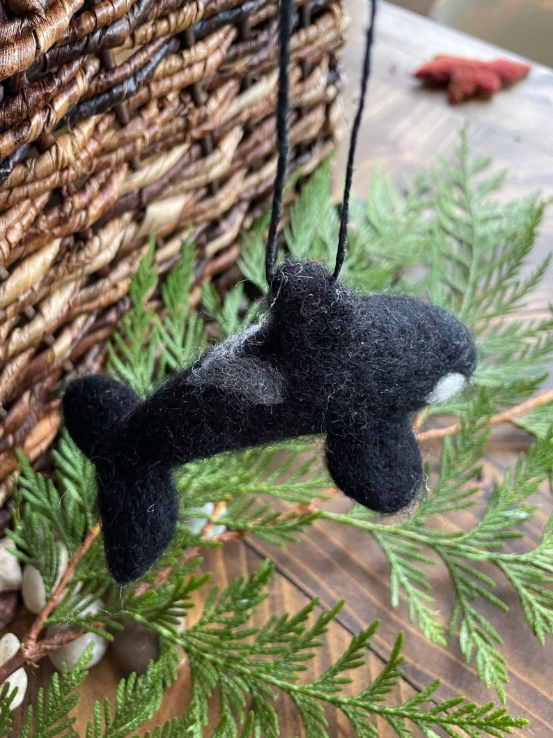 Needle Felted Orca Killer Whale Made to Order Orcinus Orca Wool ...