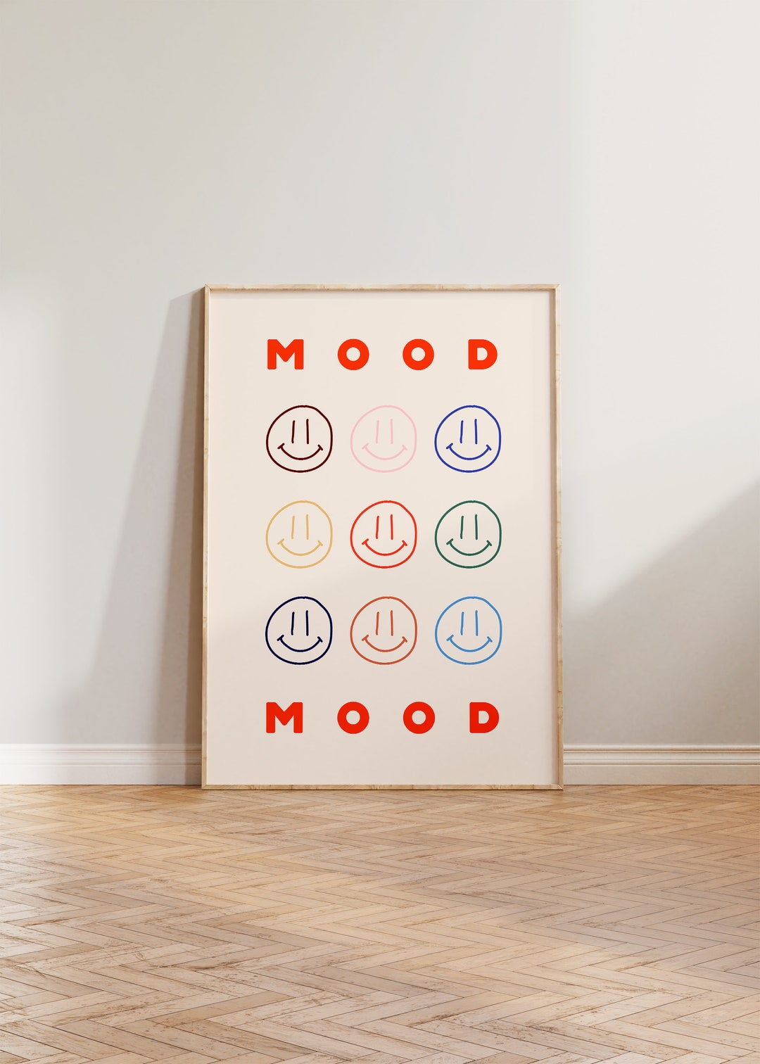 Retro Wall Print, Mood Poster, Positive Happy Poster, Cool Retro Art ...