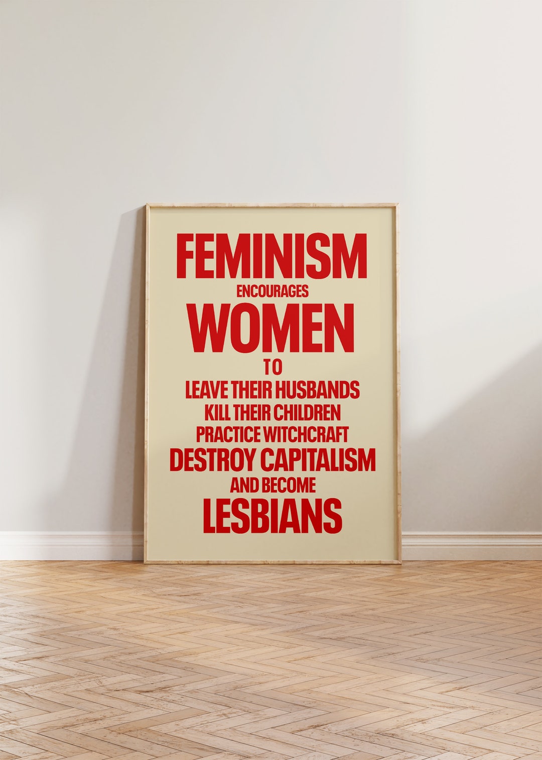Feminist Print, Feminism Art Print, Female Empowerment Print, Retro ...