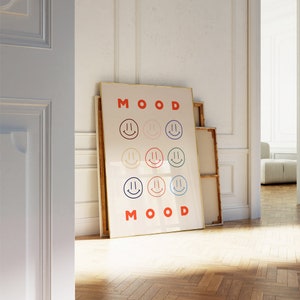 Retro Wall Print, Mood Poster, Positive Happy Poster, Cool Retro Art ...