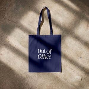 Tote Bag, Retro Aesthetic Bag, Out of Office Bag Gift, Funny Quote ...