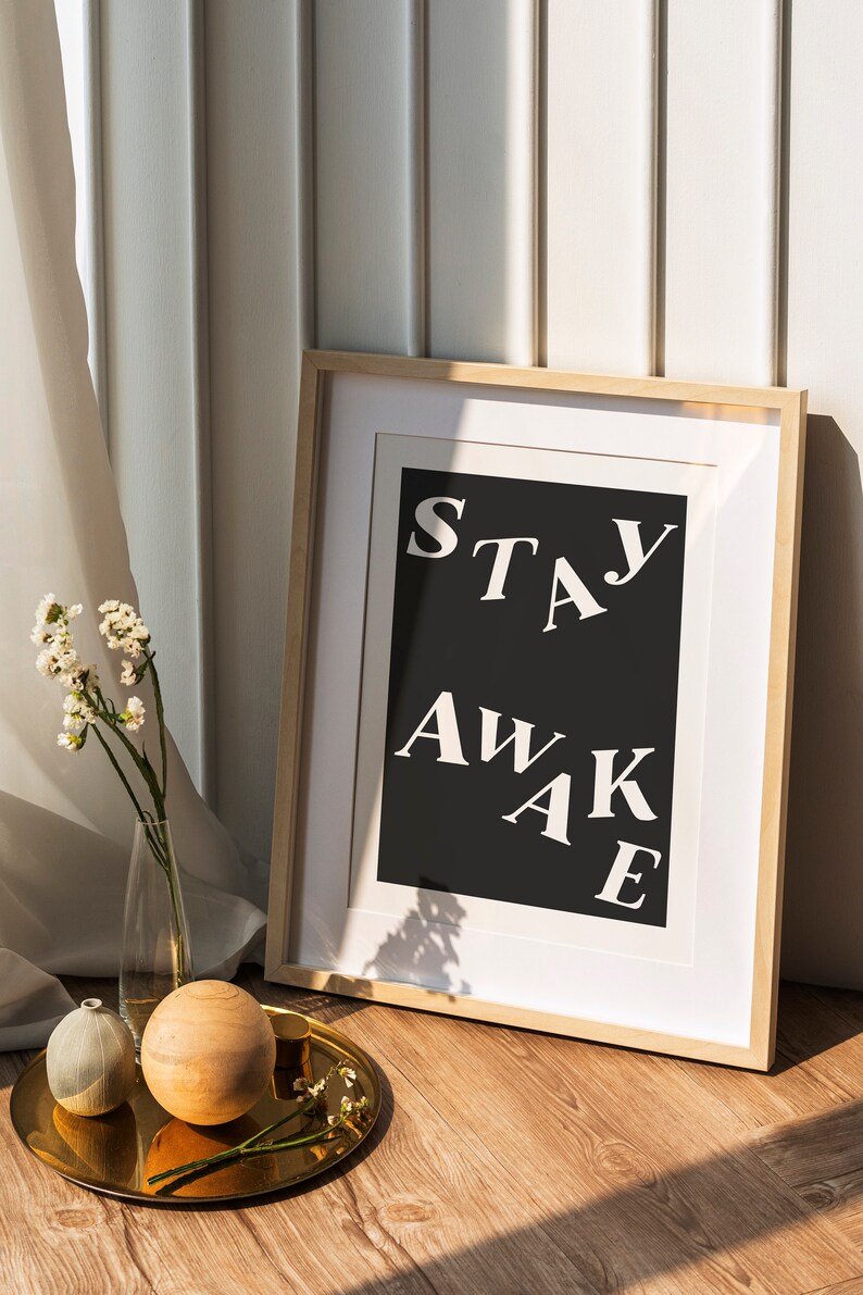 Bedroom Print, Black White Wall Art, Typography Print, Bedroom Poster ...