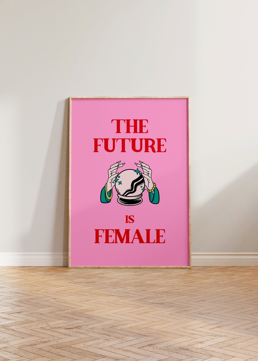 The Future is Female Print Poster, Feminist Print, Feminism Art Print ...