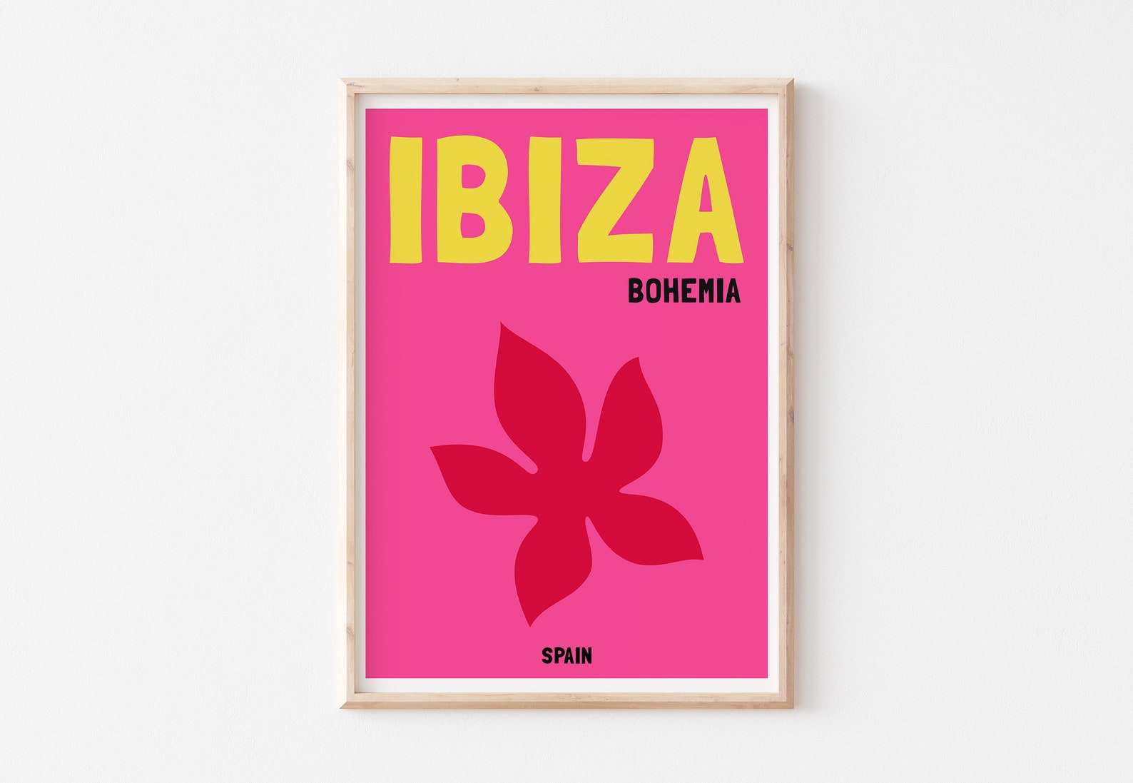 Travel Posters Set Of 6 Prints Bright Travel Print Palm Etsy