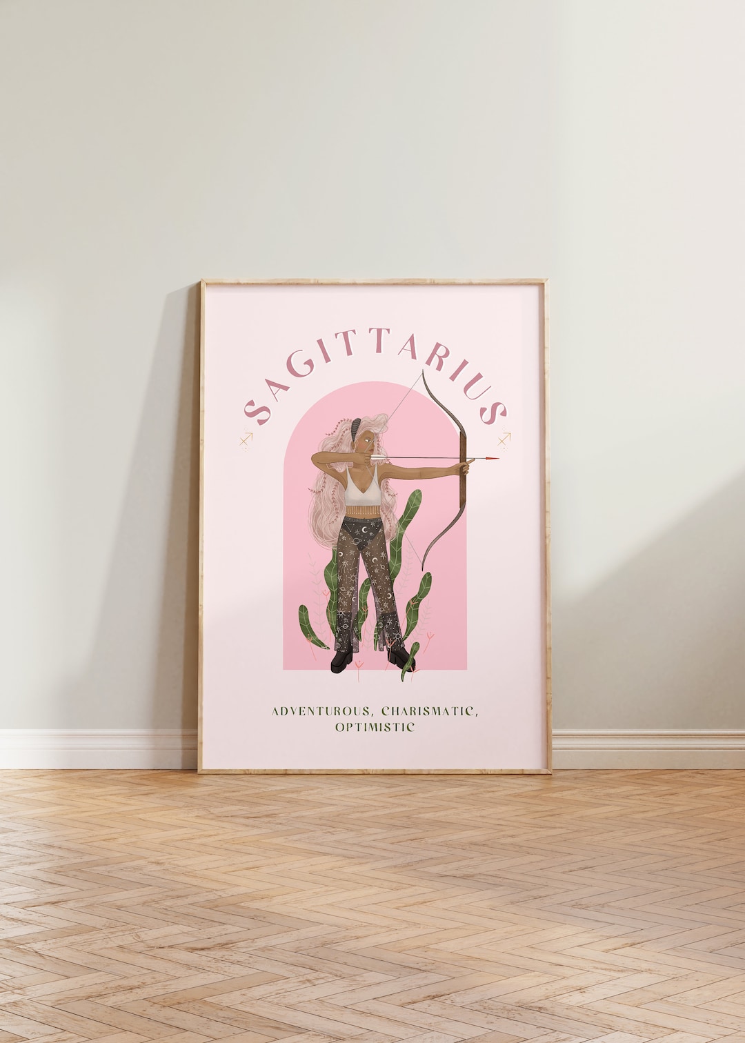Sagittarius Print, Sagittarius Poster, Zodiac Print, Astrology Print ...