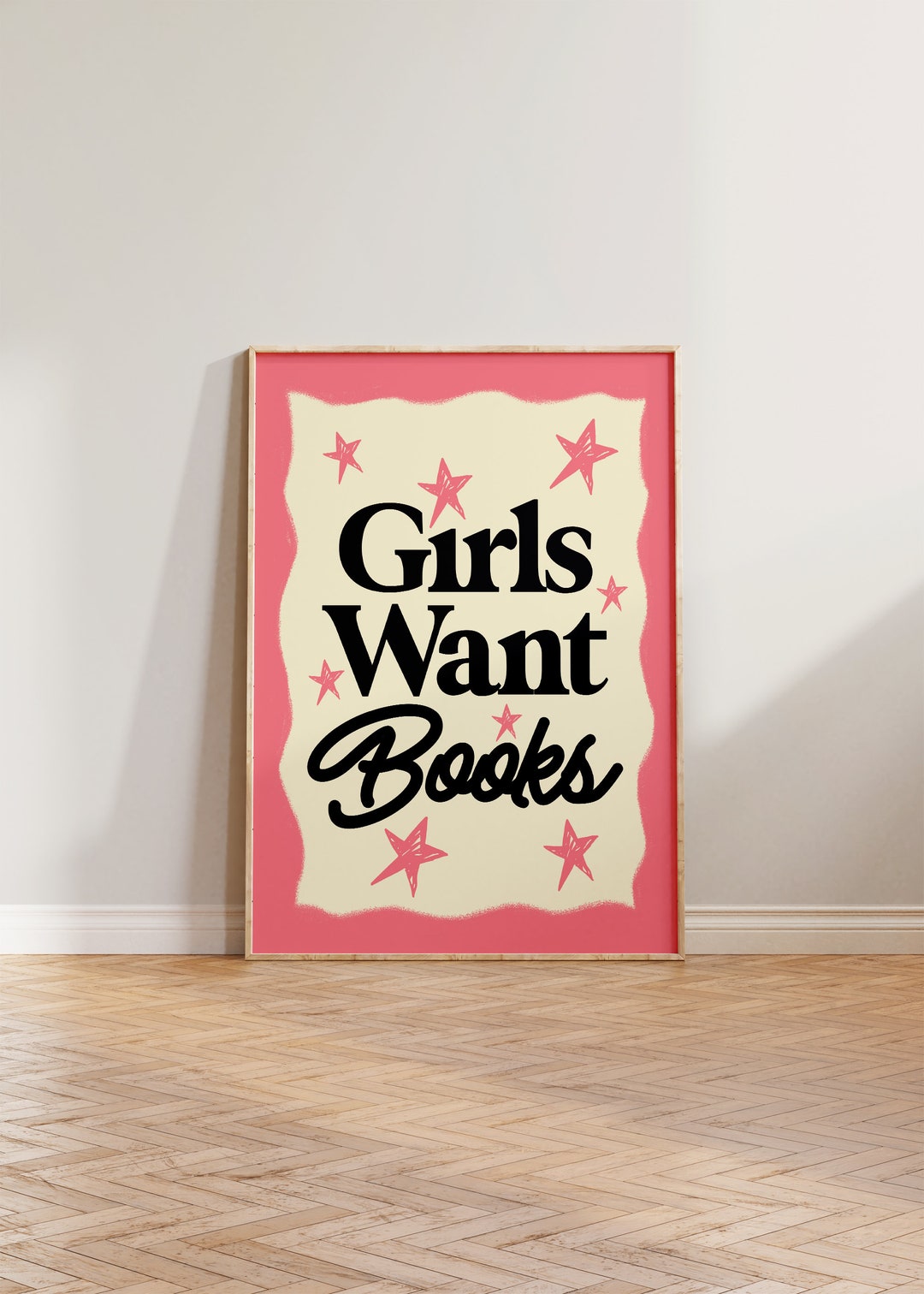 Book Print, Readers Wall Art, Retro Reading Poster, Gift for Readers ...