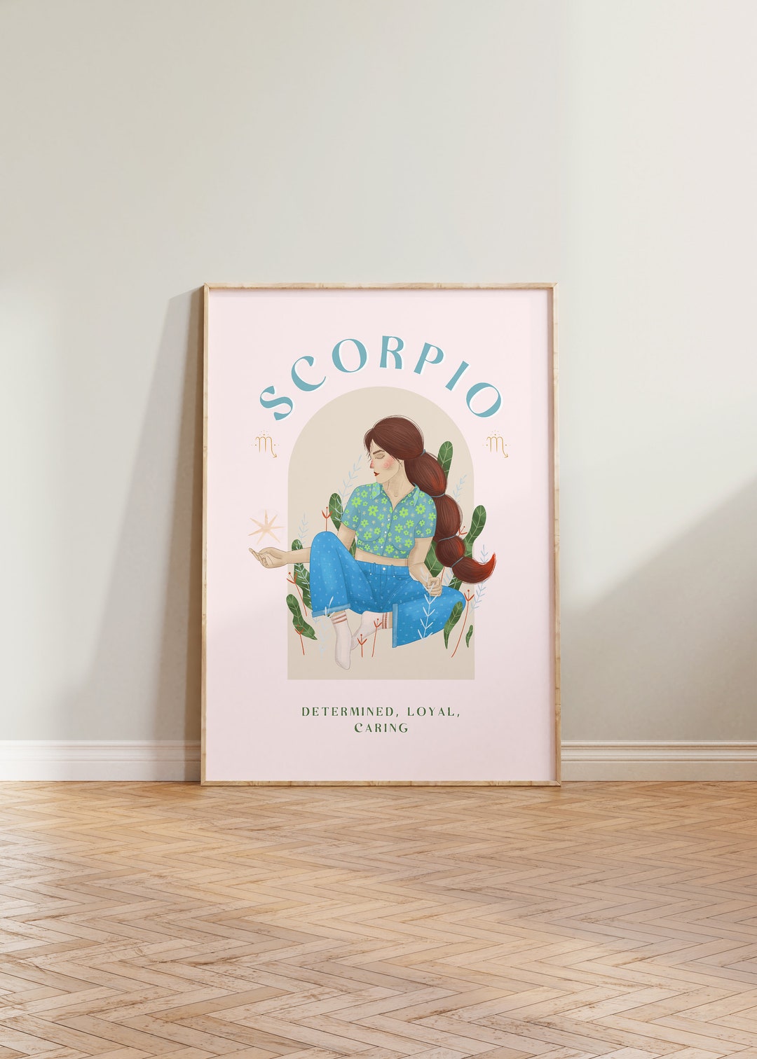 Scorpio Print, Scorpio Poster, Zodiac Print, Zodiac Gift, Astrology ...