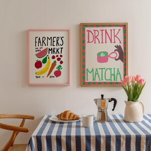 Kitchen Wall Art Print, Kitchen Poster, Farmer's Market Print ...