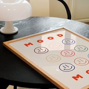 Retro Wall Print, Mood Poster, Positive Happy Poster, Cool Retro Art ...