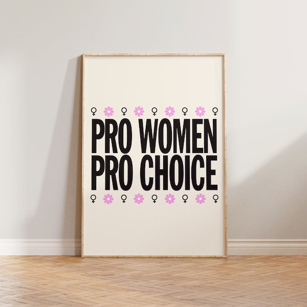 Pro Choice Poster - Etsy