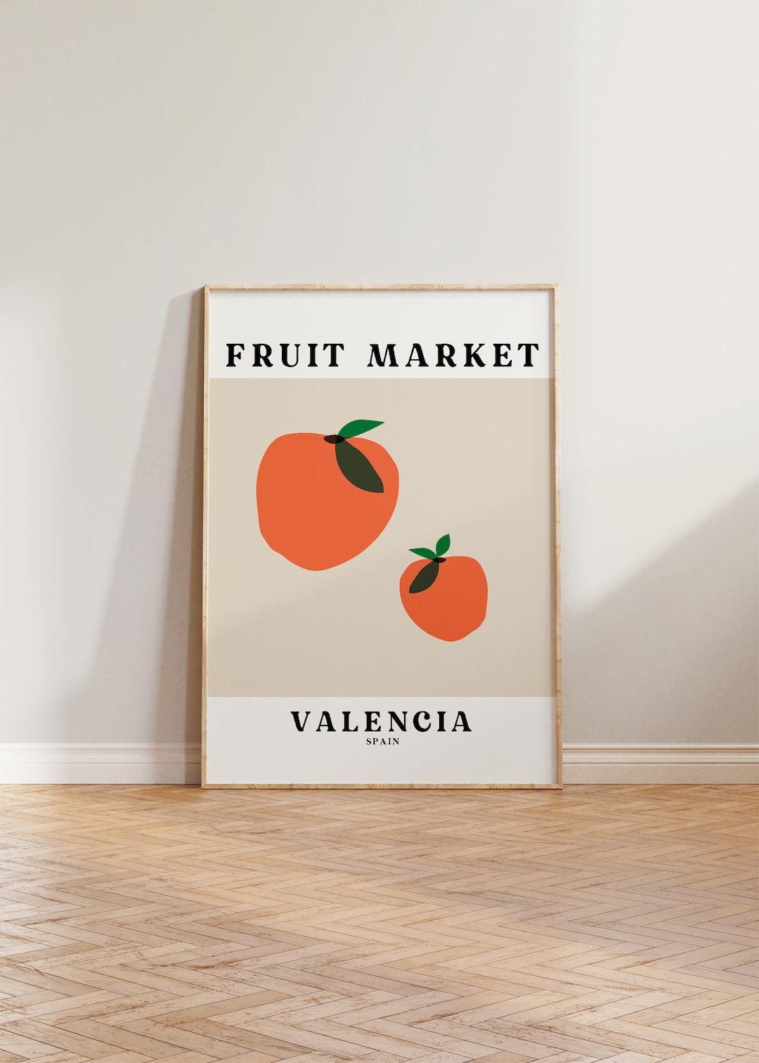 Fruit Market Print, Oranges Apples Print Poster, Aesthetic Fruit Print ...