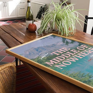 Retro Print, Retro Poster, Vintage Landscape Print, Retro Postcard ...