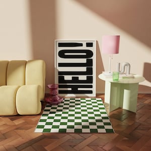Hello Print Poster, Bold Print, Typography Print, Hello Poster ...