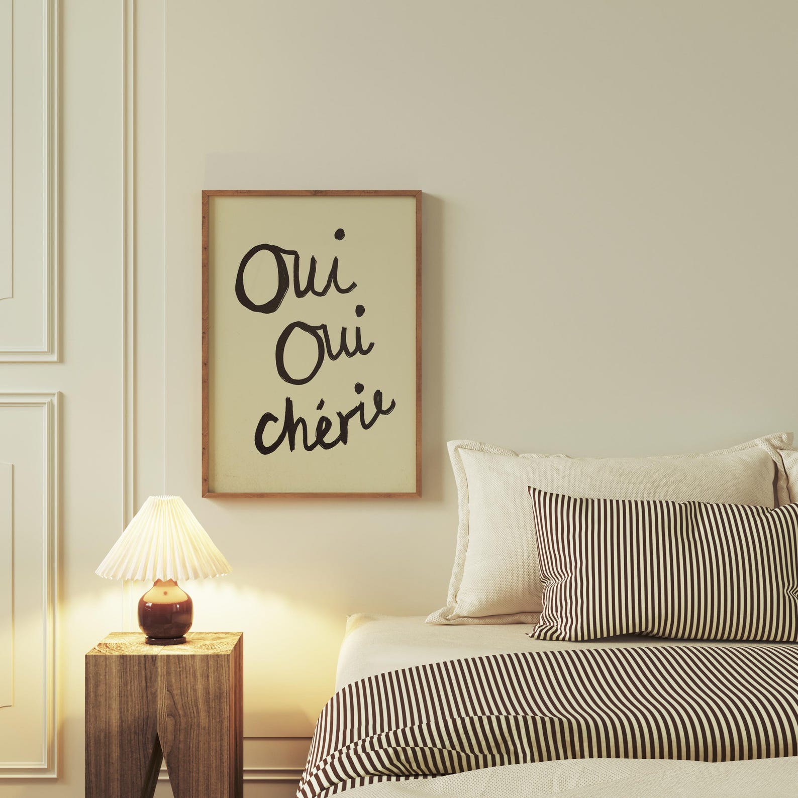 Mid Century Modern Wall Art, Vintage Style Print, Retro Wall Art, Oui ...