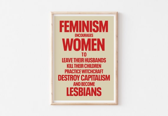 Feminist Print Feminism Art Print Female Empowerment Print - Etsy