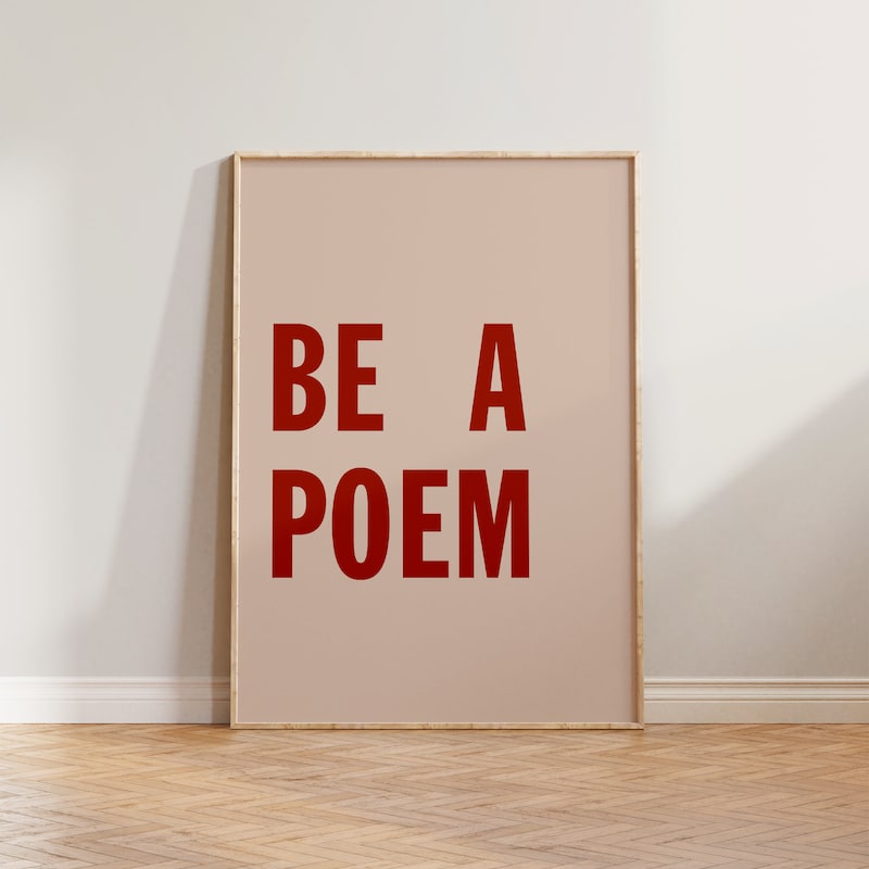 Poem Poster - Etsy