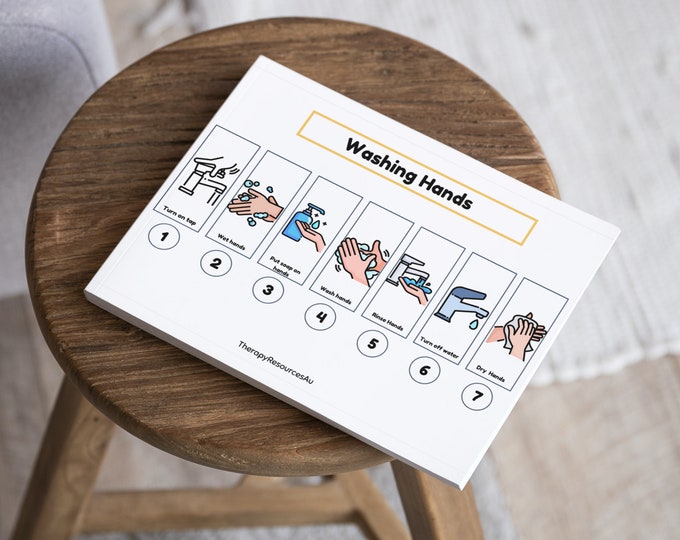Printable SHOWERING Visual Schedule Picture Sequence Behaviour Support ...