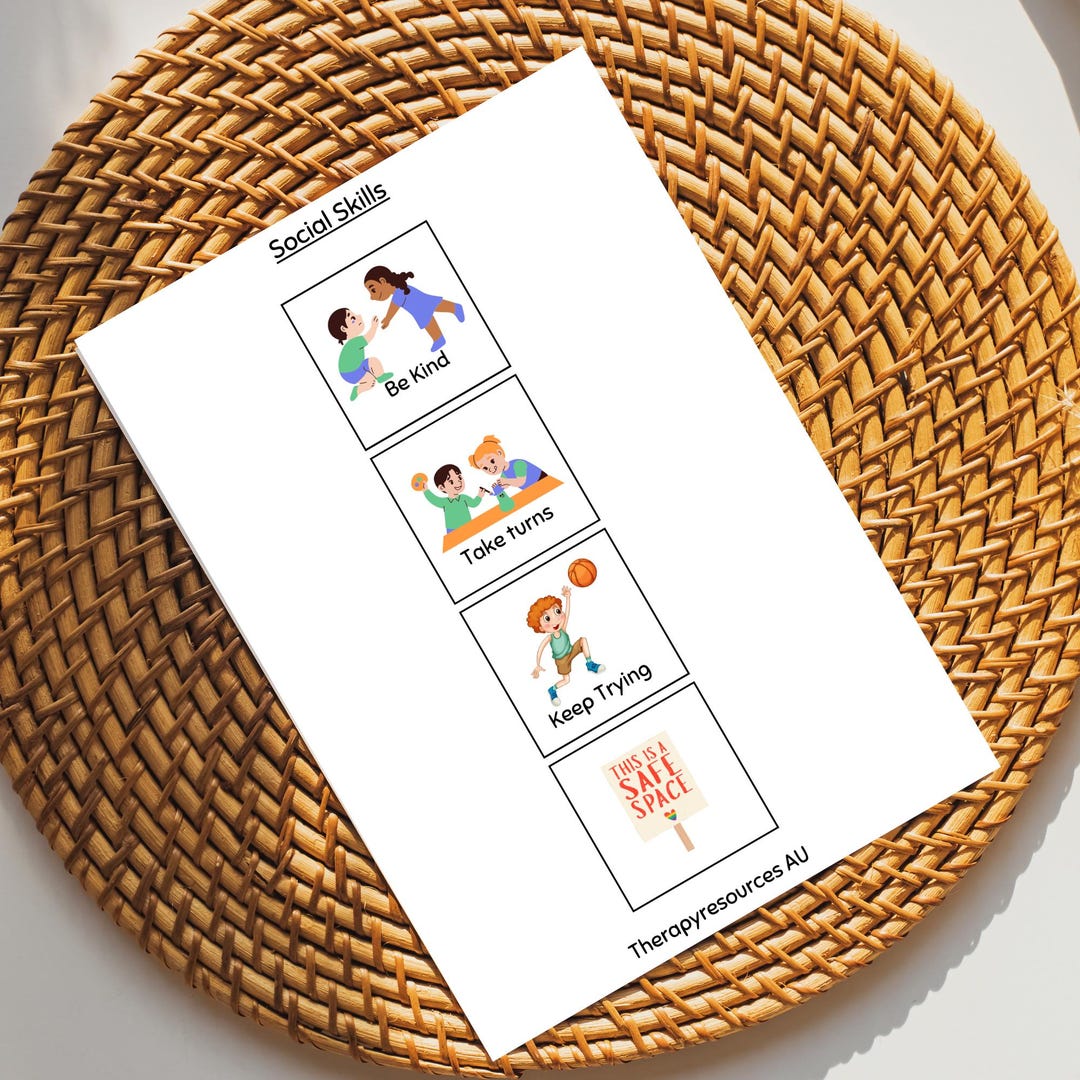 Social Skills Visual/ Social Development/ Life Skills Printable - Etsy