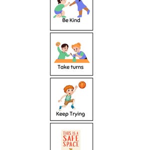 Social Skills Visual Aid | Kids Social Development Printable (PDF) - Etsy
