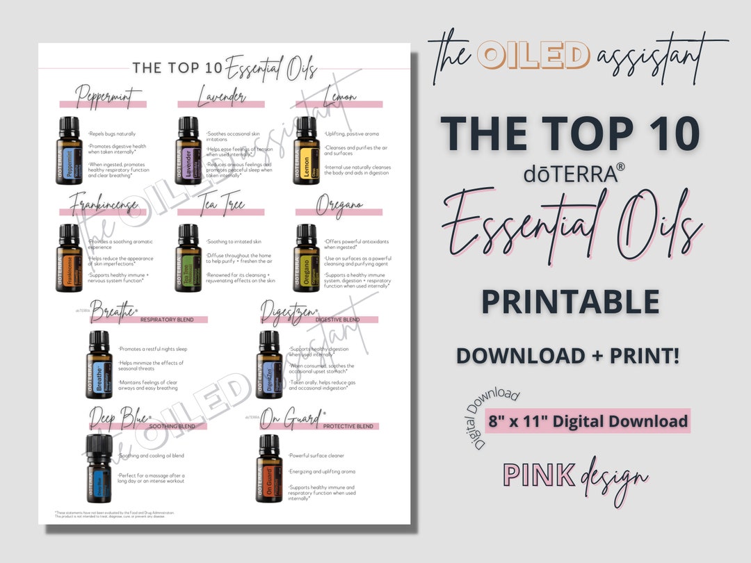 Top 10 Flyer Doterra Essential Oils Doterra Business Doterra Marketing ...