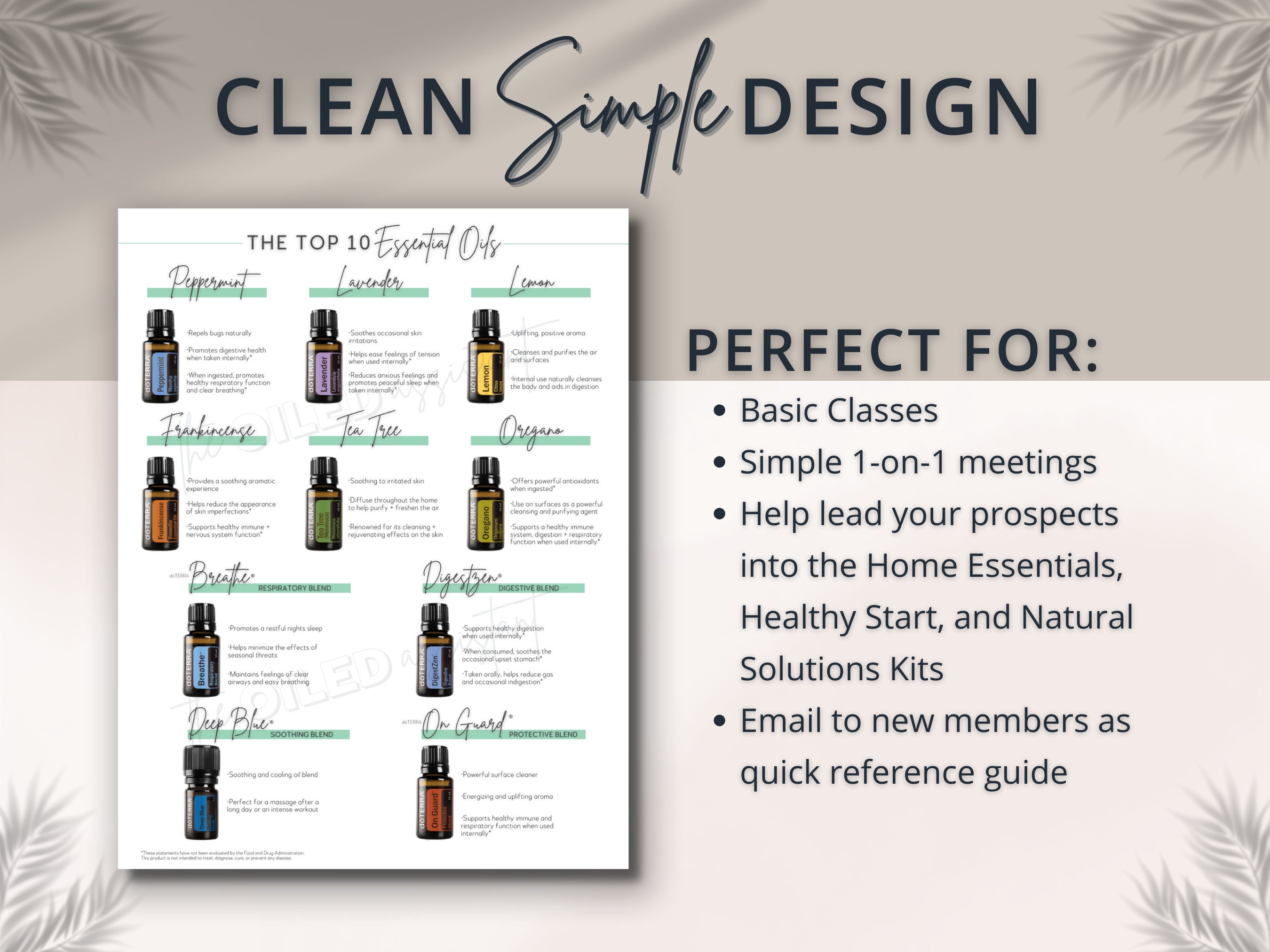 Top 10 Flyer | Doterra | Essential Oils | Doterra Business | Doterra ...
