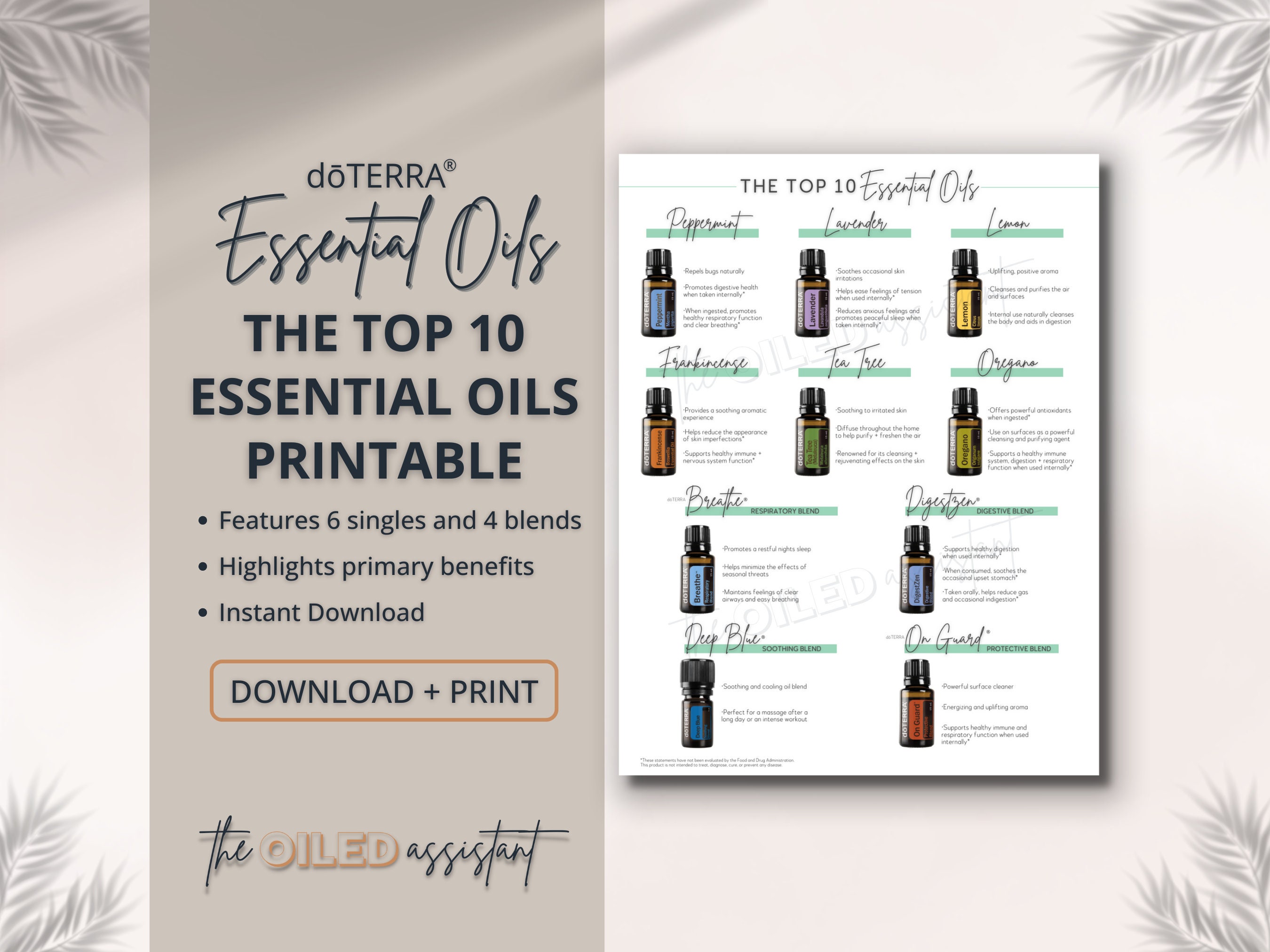 Top 10 Flyer | Doterra | Essential Oils | Doterra Business | Doterra ...
