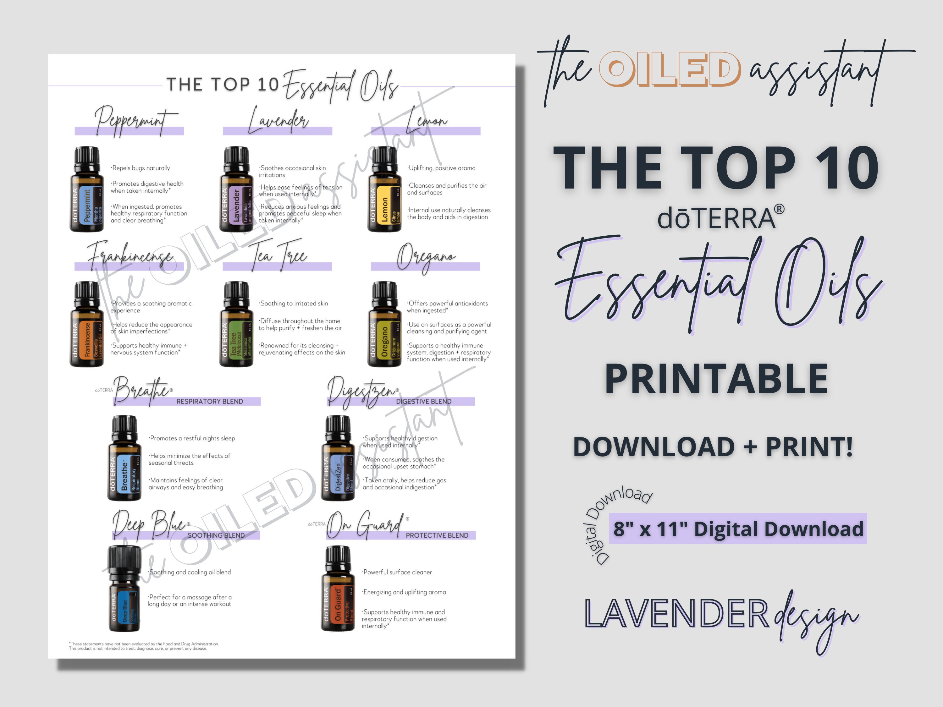 Doterra Essential Oils Flyer