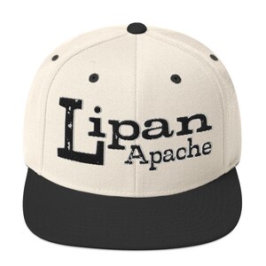 Lipan Apache Tribe Snapback Hat Embroidered - First Nations, Canadian ...